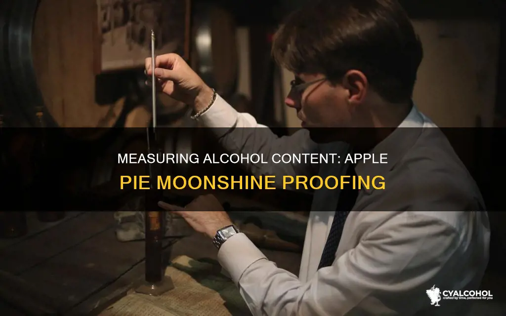 Measuring Alcohol Content: Apple Pie Moonshine Proofing | CyAlcohol