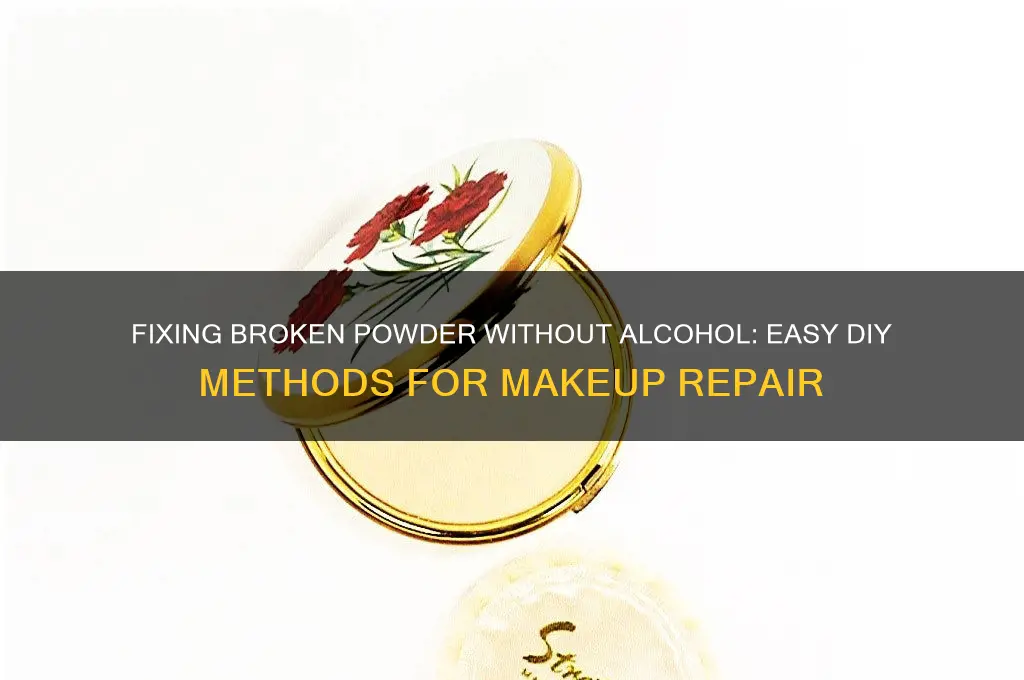 Fixing Broken Powder Without Alcohol: Easy Diy Methods For Makeup ...