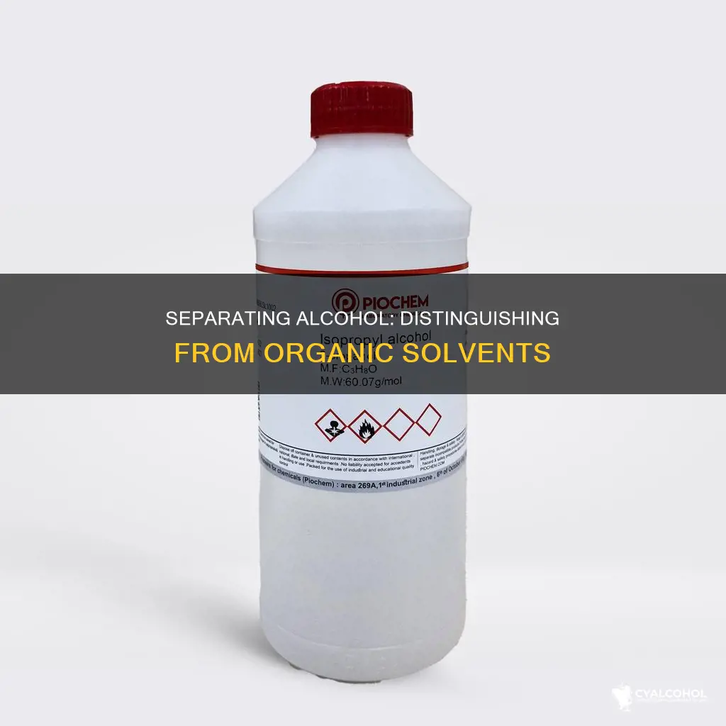 Separating Alcohol: Distinguishing From Organic Solvents | CyAlcohol