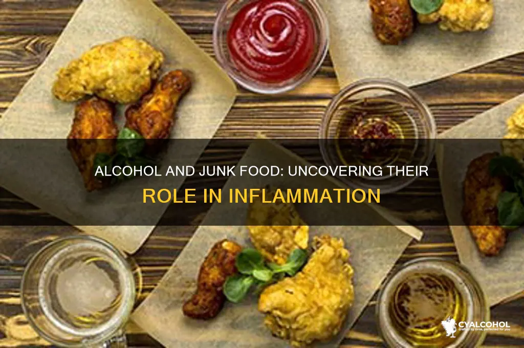 Alcohol And Junk Food: Uncovering Their Role In Inflammation | CyAlcohol