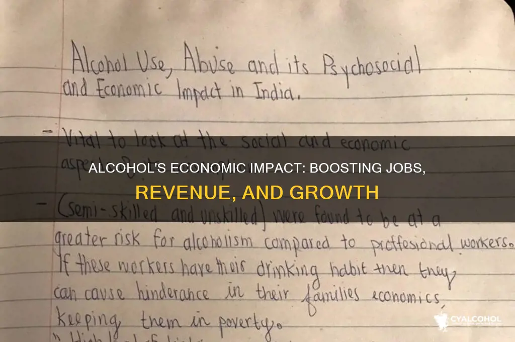 Alcohol's Economic Impact: Boosting Jobs, Revenue, And Growth | CyAlcohol