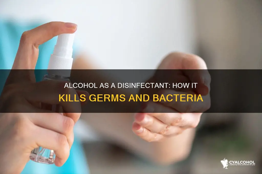 Alcohol As A Disinfectant: How It Kills Germs And Bacteria | CyAlcohol