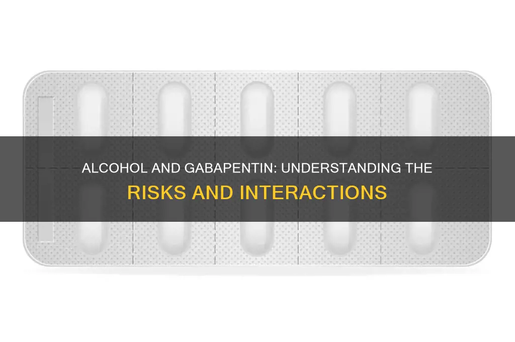 Alcohol And Gabapentin: Understanding The Risks And Interactions ...
