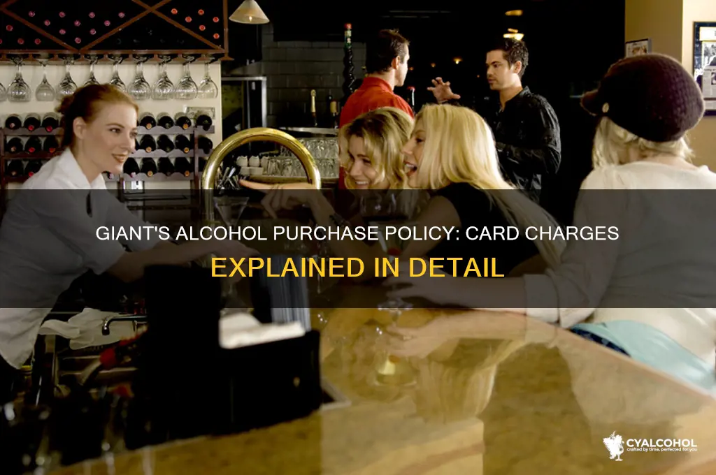 Giant's Alcohol Purchase Policy: Card Charges Explained In Detail ...