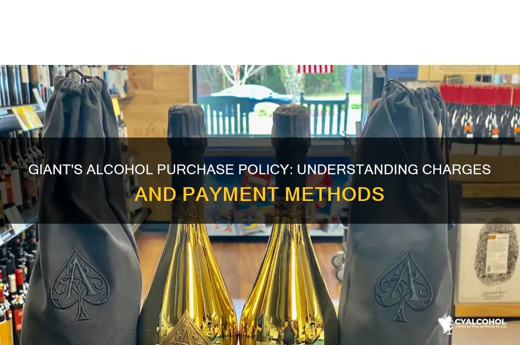 Giant's Alcohol Purchase Policy: Understanding Charges And Payment ...