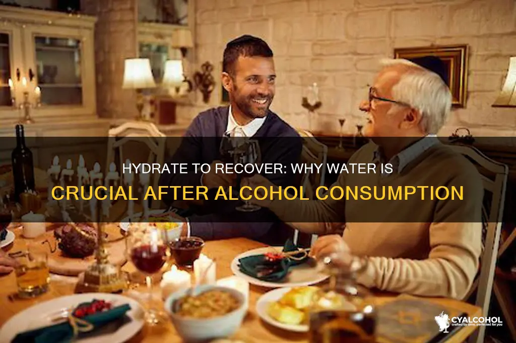 Hydrate To Recover: Why Water Is Crucial After Alcohol Consumption ...