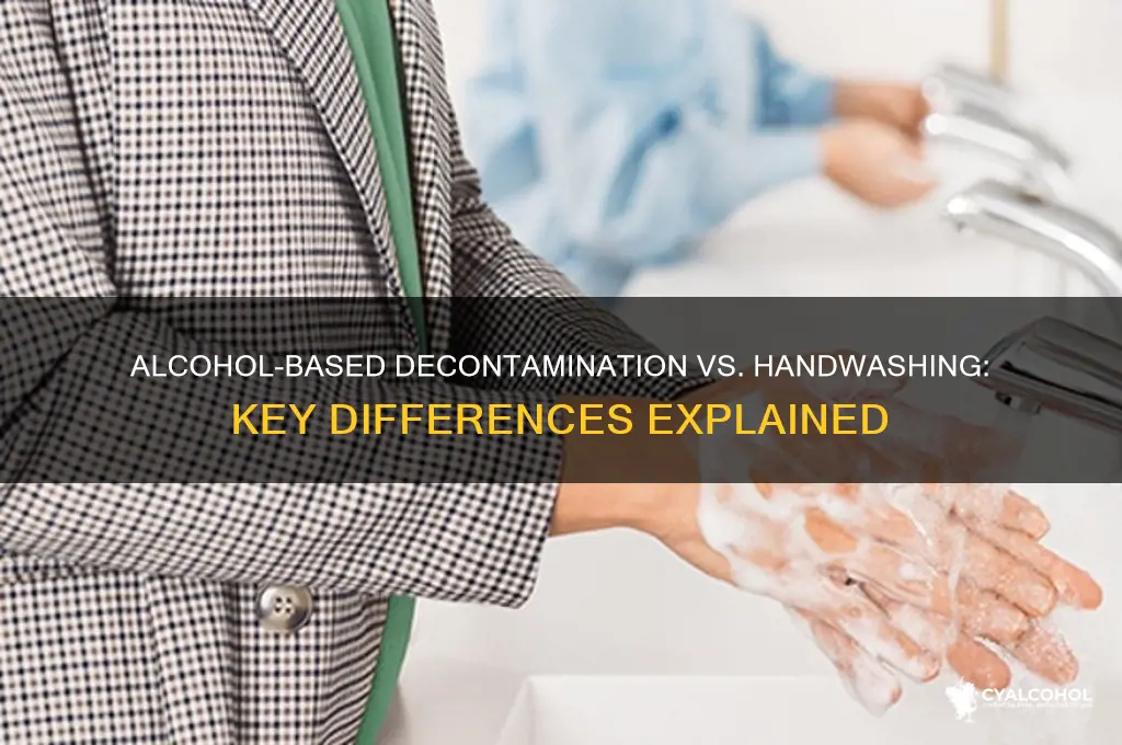 Alcohol-Based Decontamination Vs. Handwashing: Key Differences ...