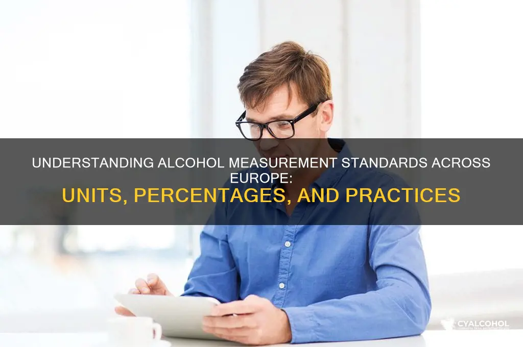 Understanding Alcohol Measurement Standards Across Europe: Units ...