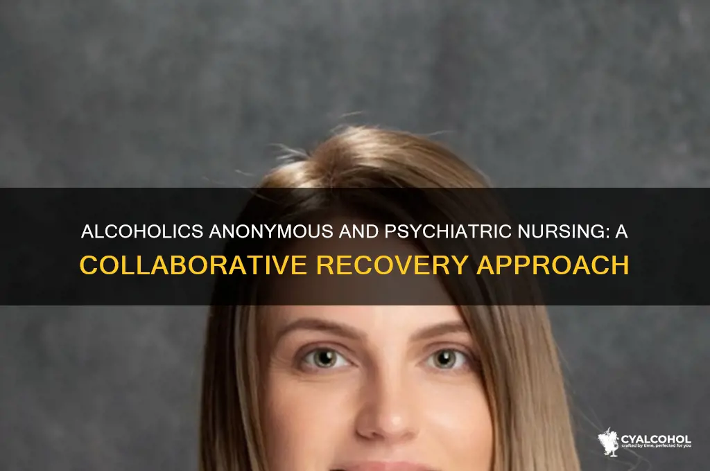 Alcoholics Anonymous And Psychiatric Nursing: A Collaborative Recovery ...