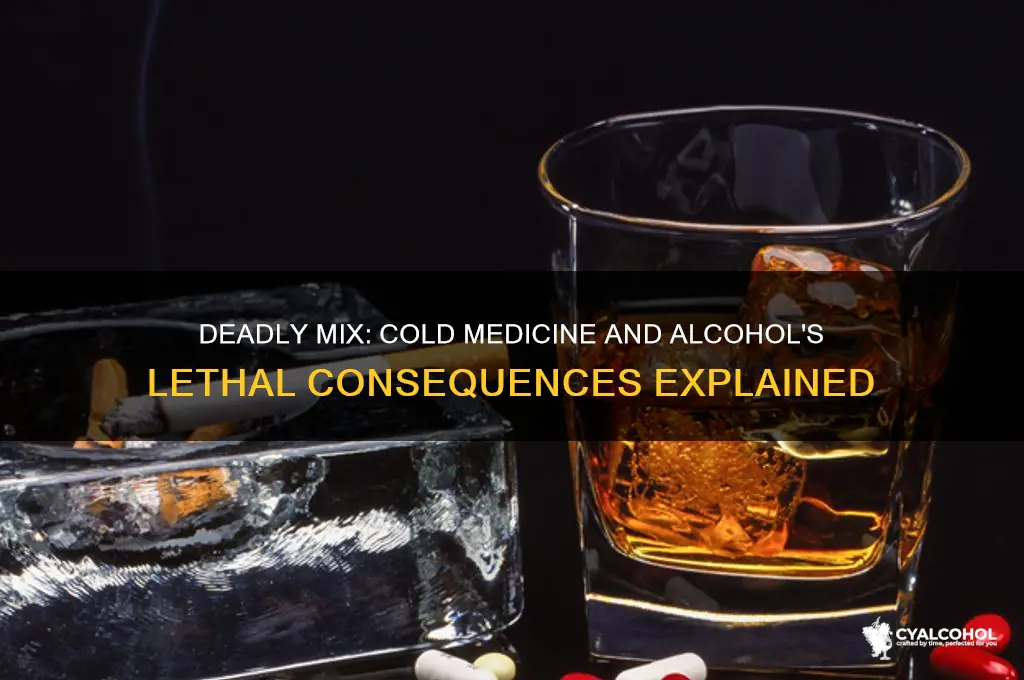 Deadly Mix: Cold Medicine And Alcohol's Lethal Consequences Explained ...