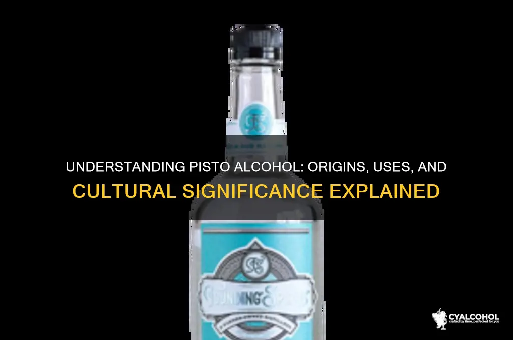 Understanding Pisto Alcohol: Origins, Uses, And Cultural Significance ...