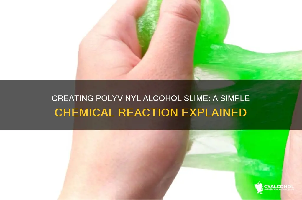 Creating Polyvinyl Alcohol Slime: A Simple Chemical Reaction Explained ...