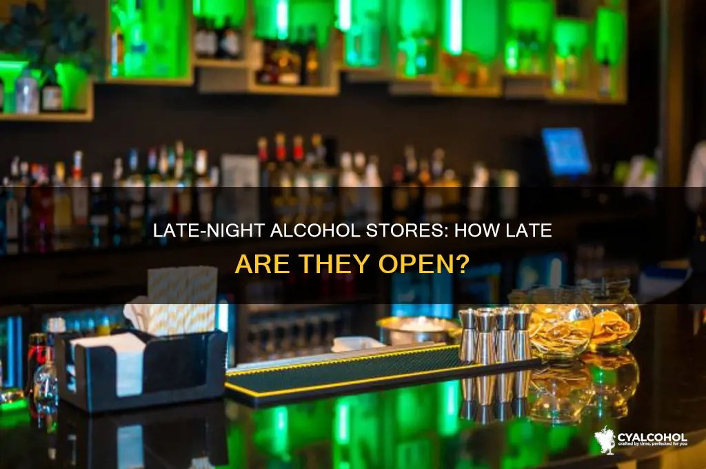 Late-Night Alcohol Stores: How Late Are They Open? | CyAlcohol