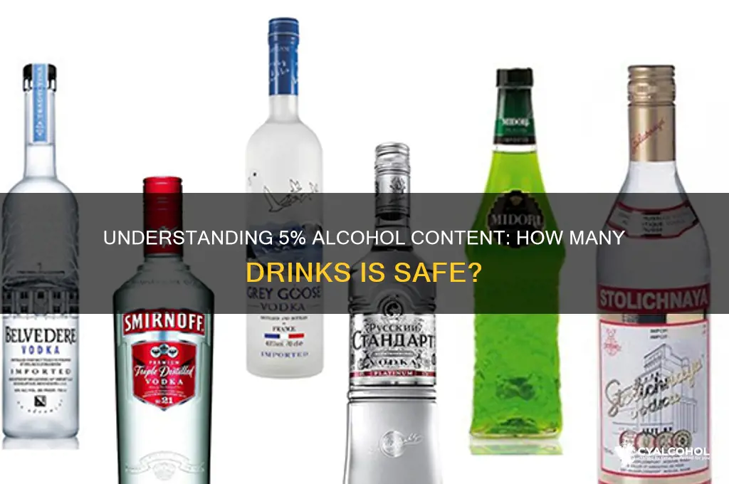 Understanding 5% Alcohol Content: How Many Drinks Is Safe? | CyAlcohol
