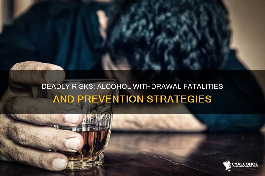 Deadly Risks: Alcohol Withdrawal Fatalities And Prevention Strategies ...