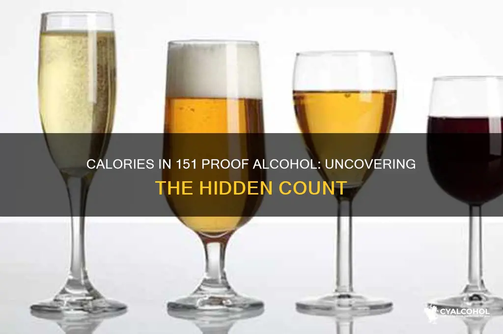 Calories In 151 Proof Alcohol: Uncovering The Hidden Count | CyAlcohol