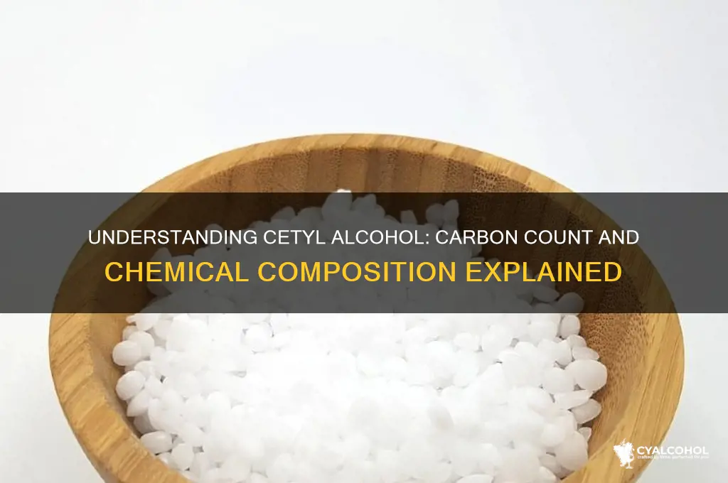 Understanding Cetyl Alcohol: Carbon Count And Chemical Composition ...