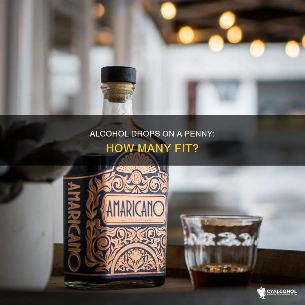 Alcohol Drops On A Penny: How Many Fit? | CyAlcohol