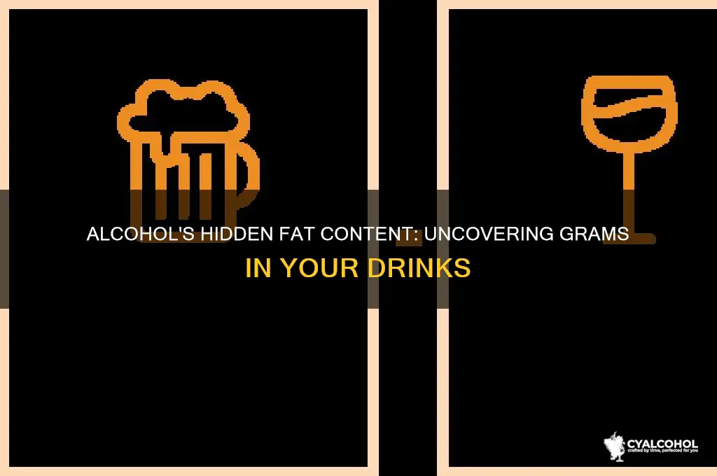 Alcohol's Hidden Fat Content: Uncovering Grams In Your Drinks | CyAlcohol