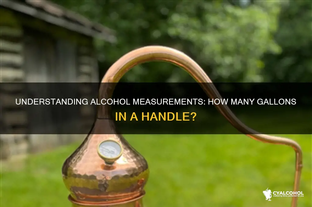 Understanding Alcohol Measurements: How Many Gallons In A Handle ...