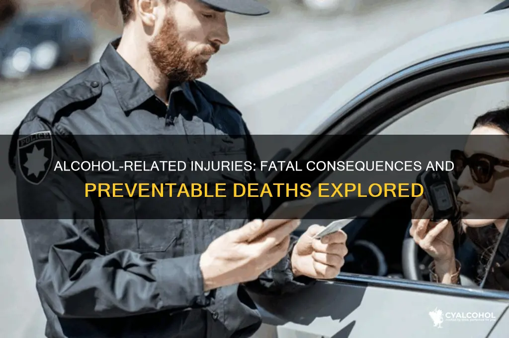 Alcohol-Related Injuries: Fatal Consequences And Preventable Deaths ...