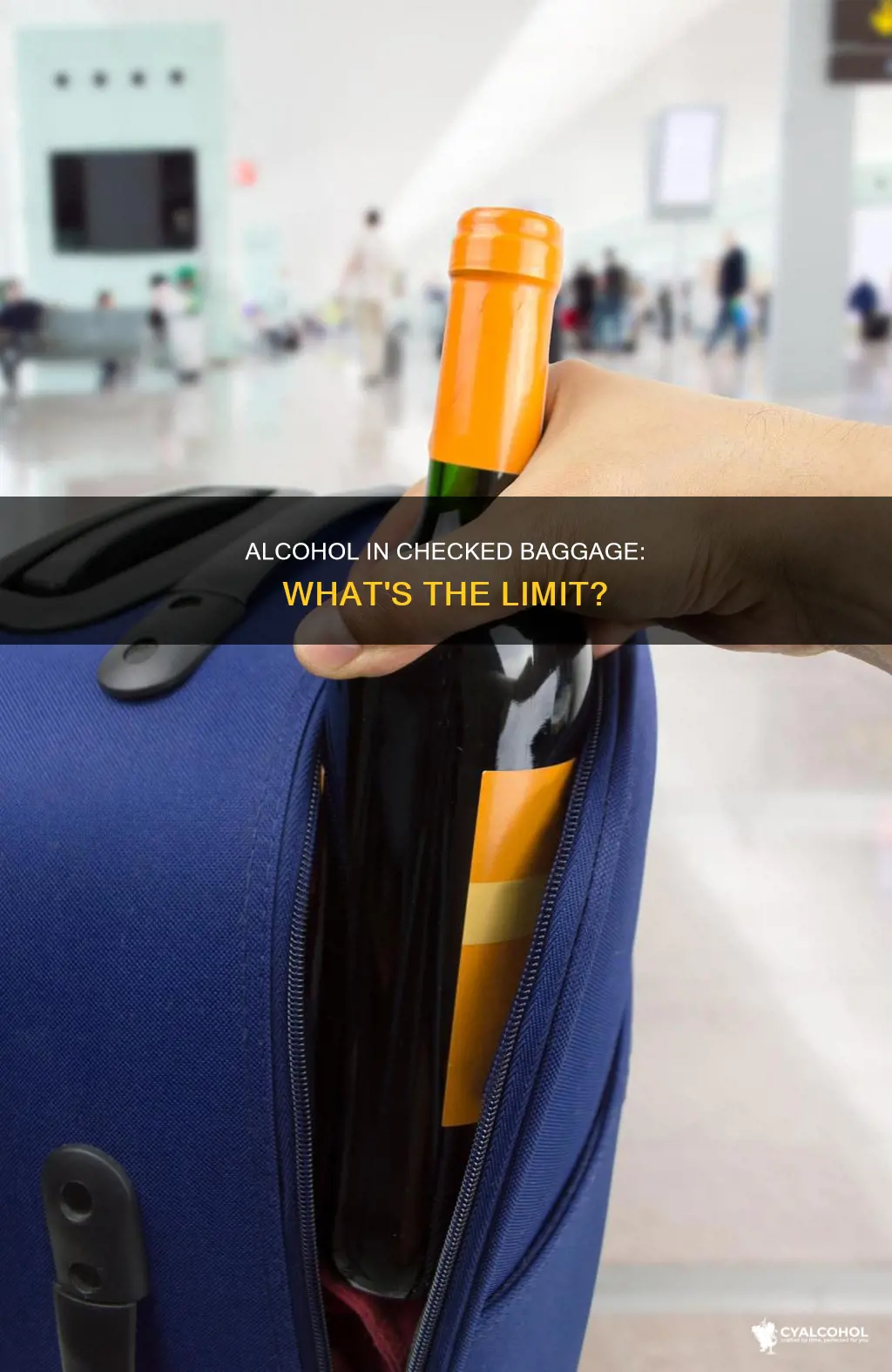 Alcohol In Checked Baggage: What's The Limit? | CyAlcohol