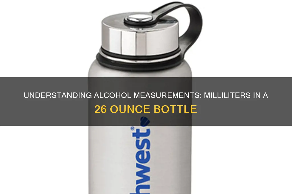 Understanding Alcohol Measurements: Milliliters In A 26 Ounce Bottle ...