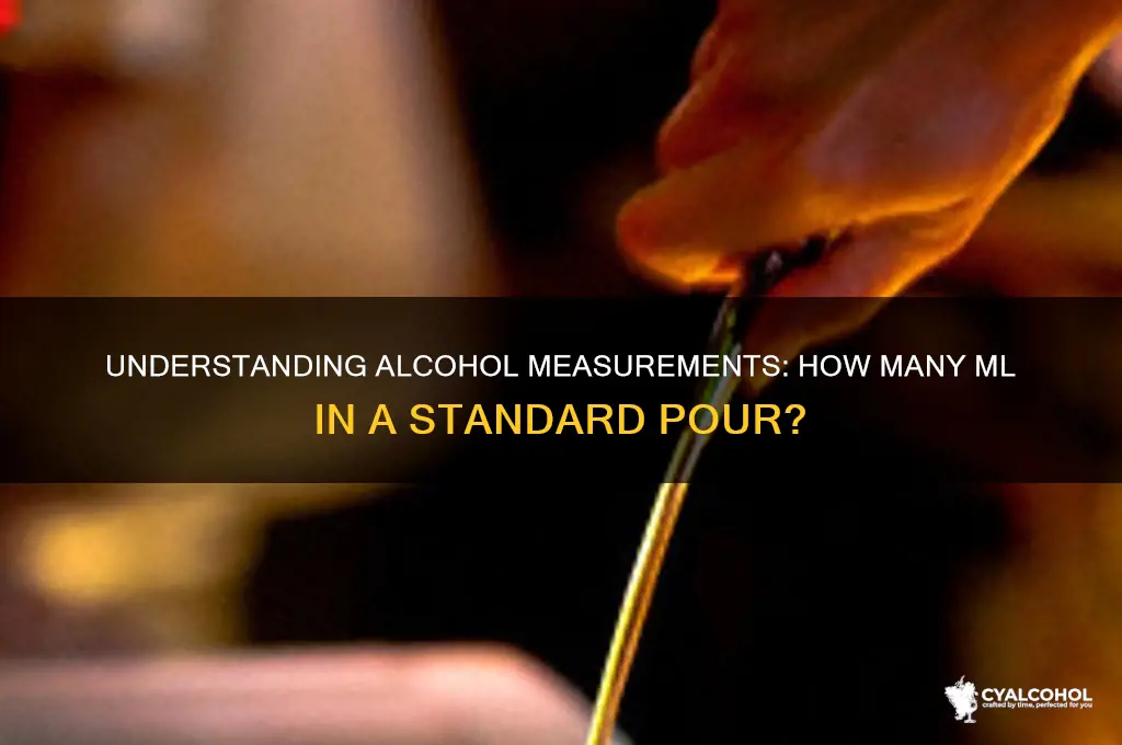 Understanding Alcohol Measurements: How Many Ml In A Standard Pour ...