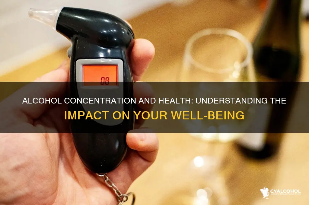 Alcohol Concentration And Health: Understanding The Impact On Your Well ...