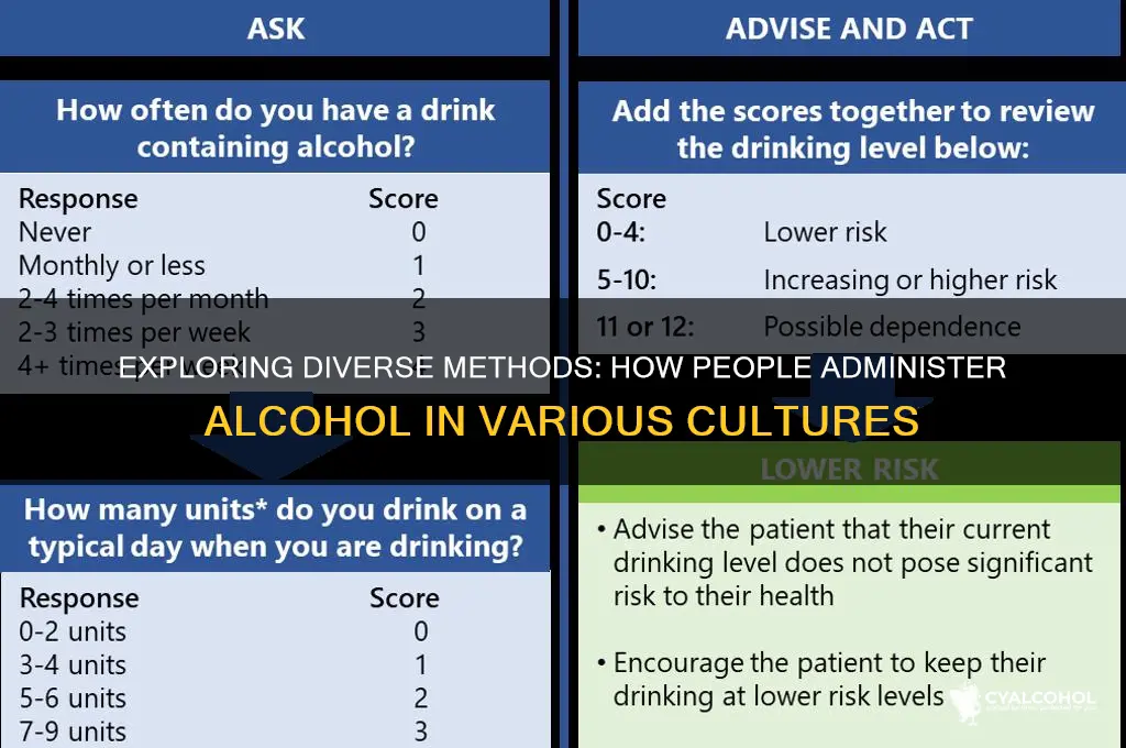 Exploring Diverse Methods: How People Administer Alcohol In Various ...