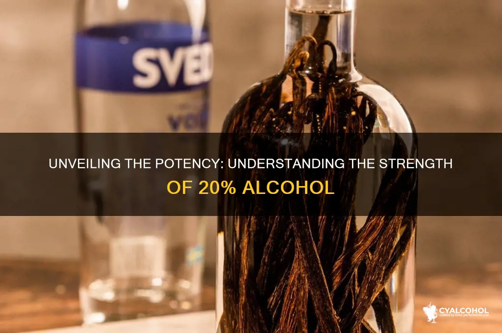 Unveiling The Potency: Understanding The Strength Of 20% Alcohol ...