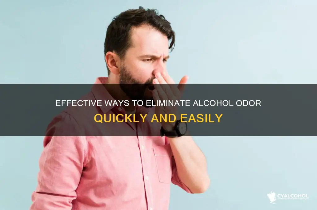 Effective Ways To Eliminate Alcohol Odor Quickly And Easily | CyAlcohol