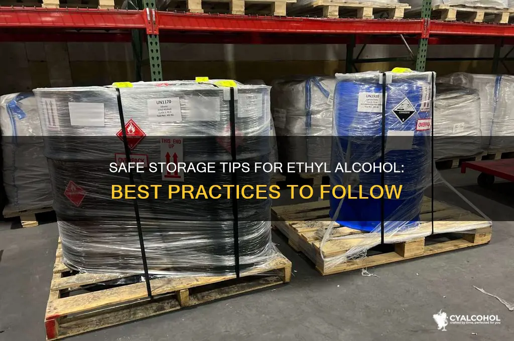 Safe Storage Tips For Ethyl Alcohol: Best Practices To Follow | CyAlcohol