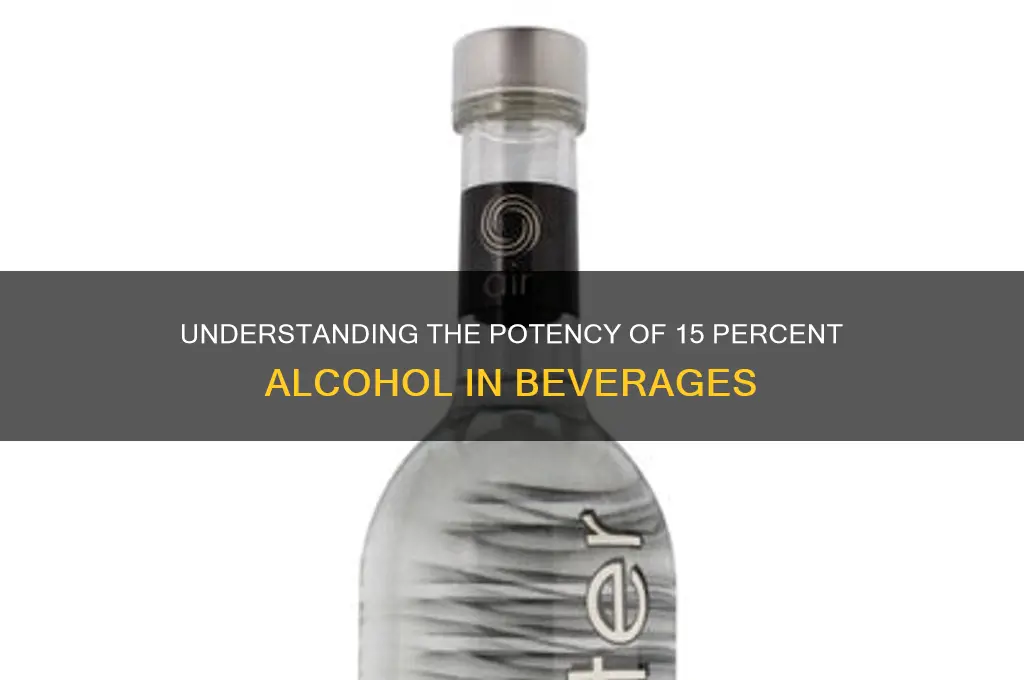 Understanding The Potency Of 15 Percent Alcohol In Beverages | CyAlcohol