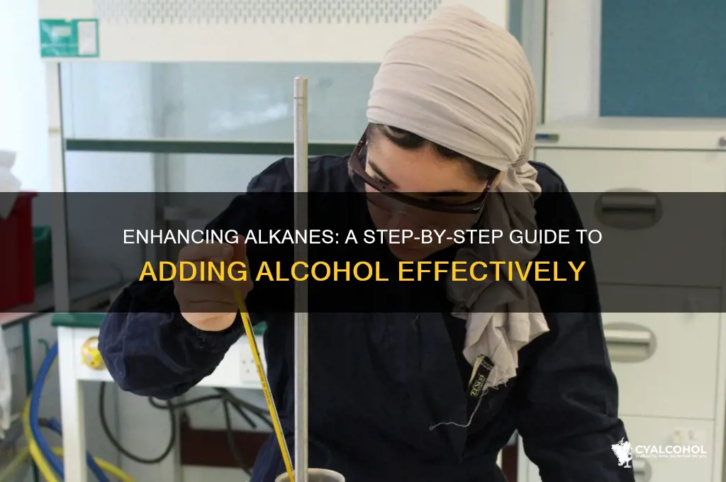 Enhancing Alkanes: A Step-By-Step Guide To Adding Alcohol Effectively ...