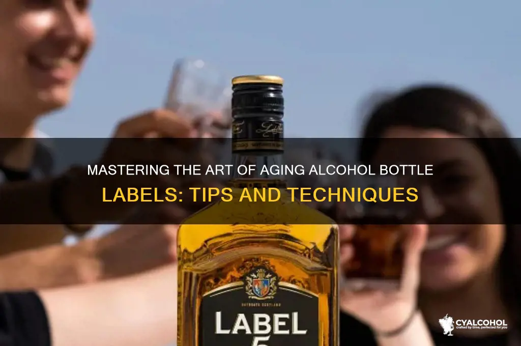 Mastering The Art Of Aging Alcohol Bottle Labels: Tips And Techniques ...