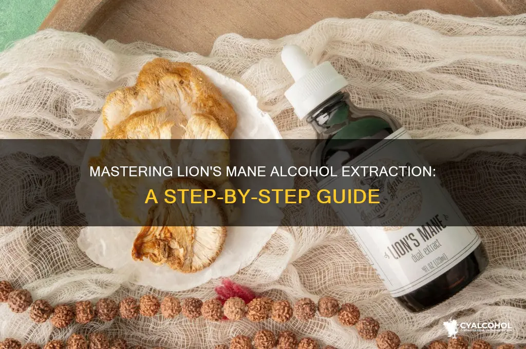 Mastering Lion's Mane Alcohol Extraction: A Step-By-Step Guide | CyAlcohol