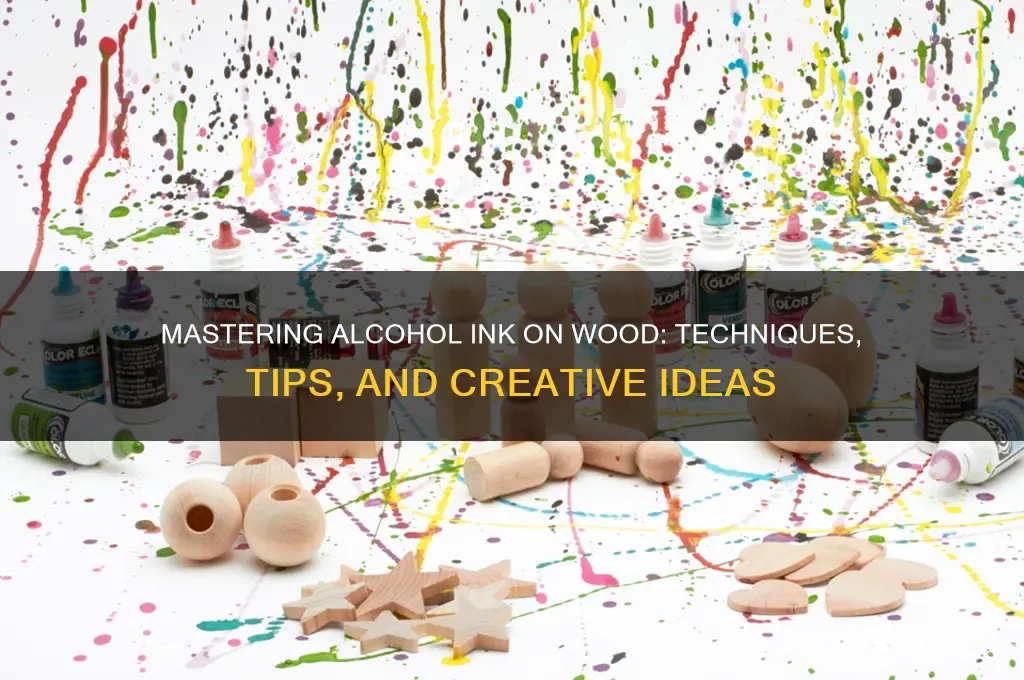 Mastering Alcohol Ink On Wood: Techniques, Tips, And Creative Ideas ...