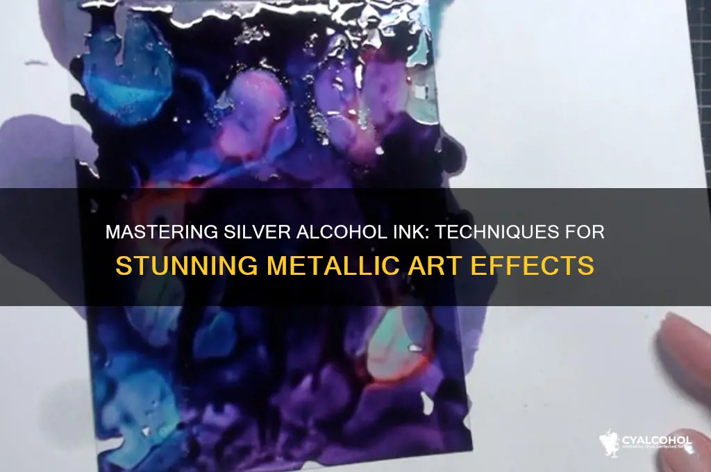 Mastering Silver Alcohol Ink: Techniques For Stunning Metallic Art ...