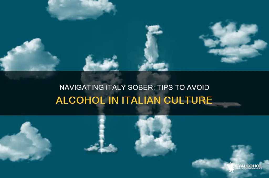 Navigating Italy Sober: Tips To Avoid Alcohol In Italian Culture ...