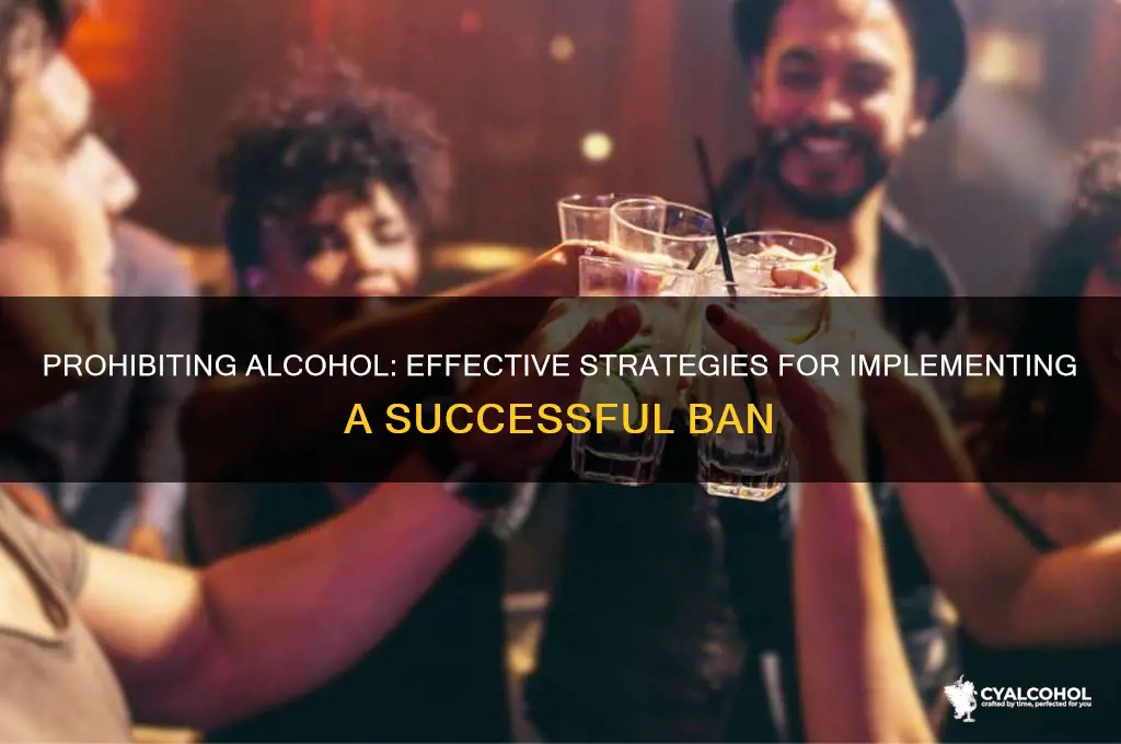 Prohibiting Alcohol: Effective Strategies For Implementing A Successful ...