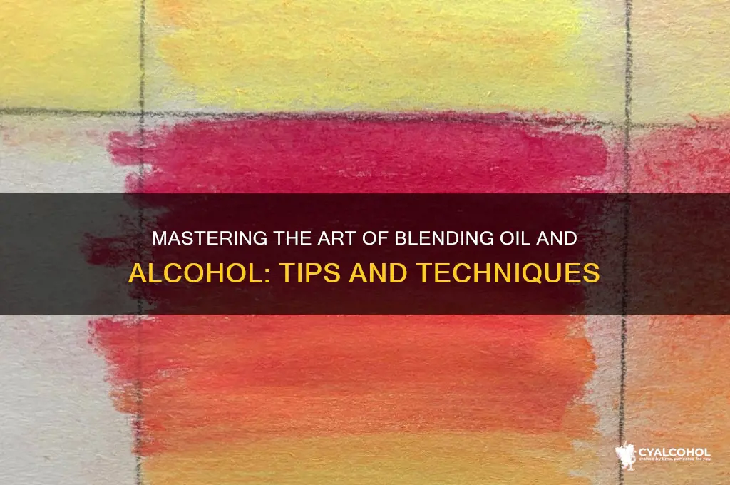 Mastering The Art Of Blending Oil And Alcohol: Tips And Techniques ...