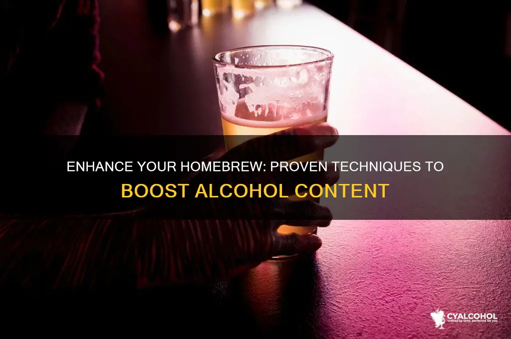Enhance Your Homebrew: Proven Techniques To Boost Alcohol Content ...