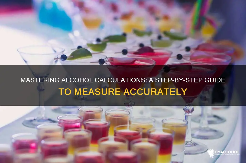 Mastering Alcohol Calculations: A Step-By-Step Guide To Measure ...
