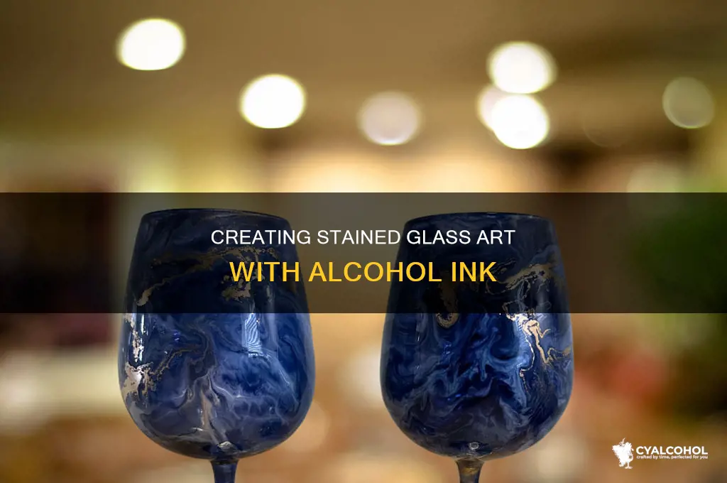 Creating Stained Glass Art With Alcohol Ink | CyAlcohol