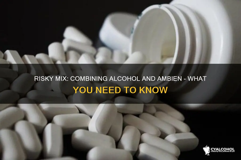 Risky Mix: Combining Alcohol And Ambien - What You Need To Know | CyAlcohol