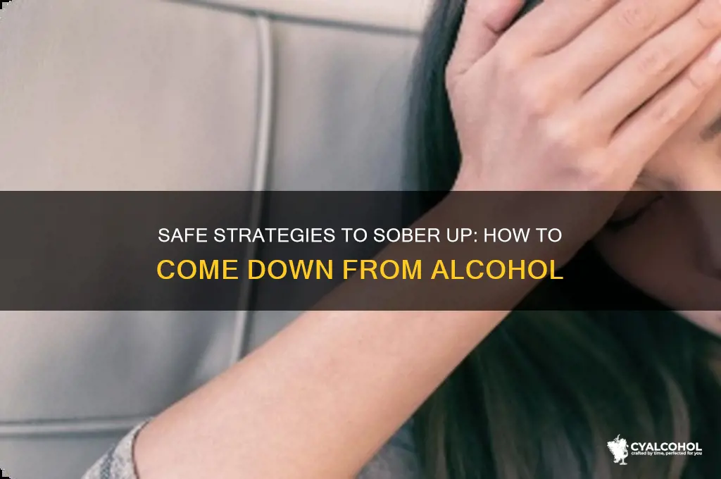 Safe Strategies To Sober Up: How To Come Down From Alcohol | CyAlcohol