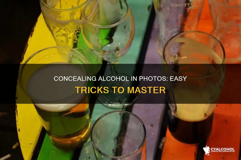 Concealing Alcohol In Photos: Easy Tricks To Master | CyAlcohol