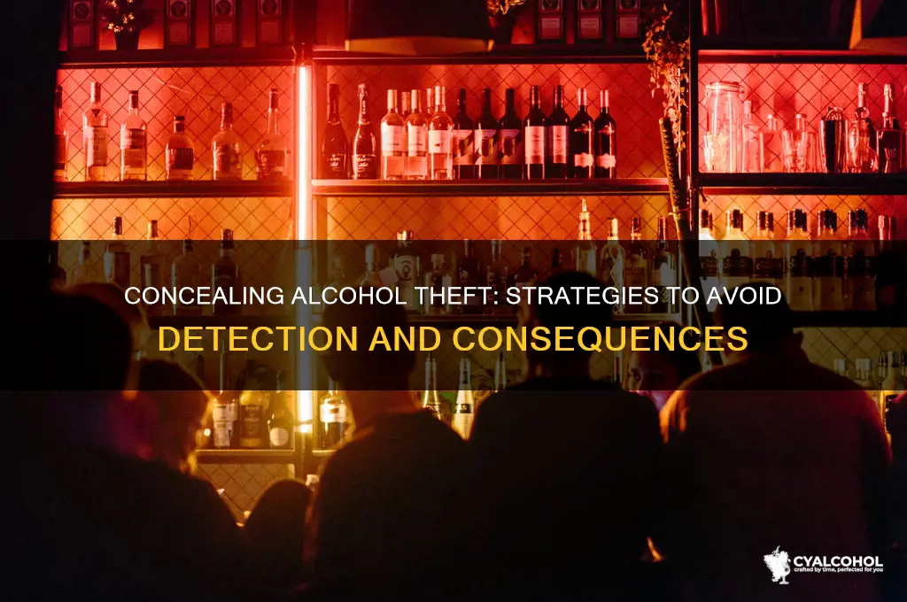 Concealing Alcohol Theft: Strategies To Avoid Detection And ...