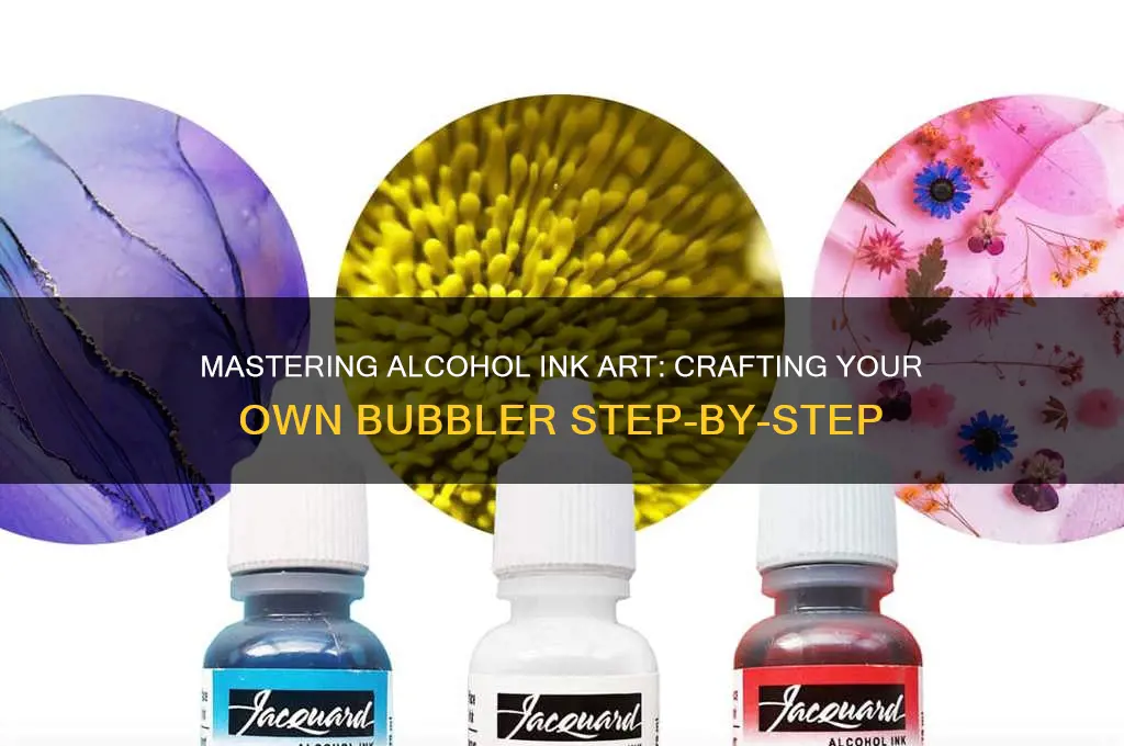 Mastering Alcohol Ink Art: Crafting Your Own Bubbler Step-By-Step ...